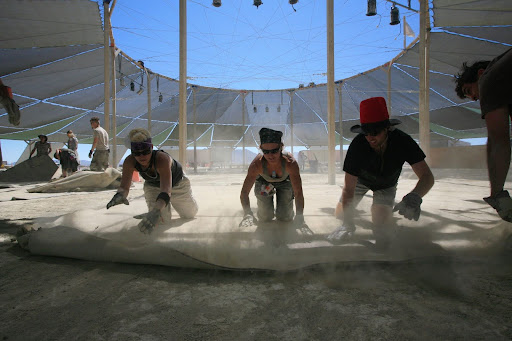 Center Camp Plaza ~ The Heart of the City – Burning Man Project